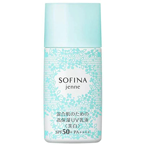 Sofina Jenne Moisturizing UV Emulsion Whitening SPF50+/ PA++++30ml | TODOKU Japan