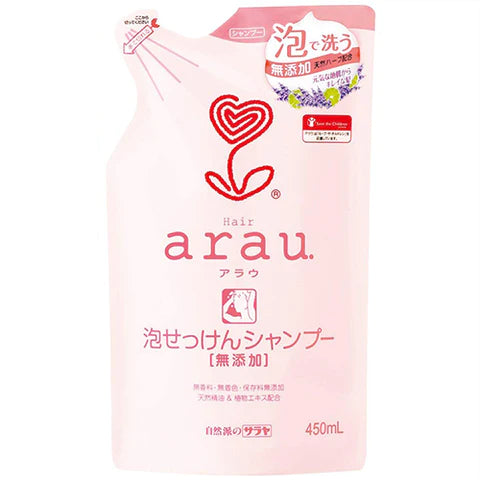 Arau Bubble Soap Hair Shampoo - 450ml - Refill
