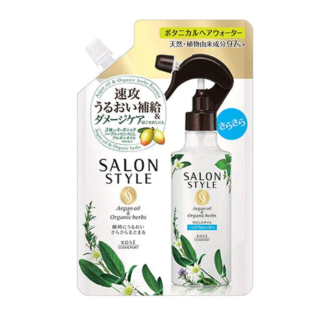 Kose Salon Style Botanical Treatment Hair Water Sasara - 450ml - Refil